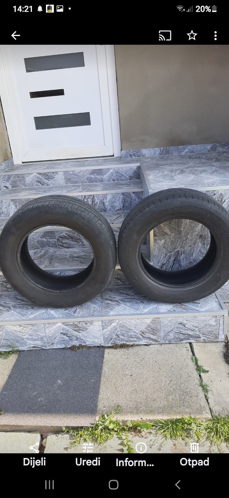 Gume ljetne Pirelli 215/60/16 2 kom.