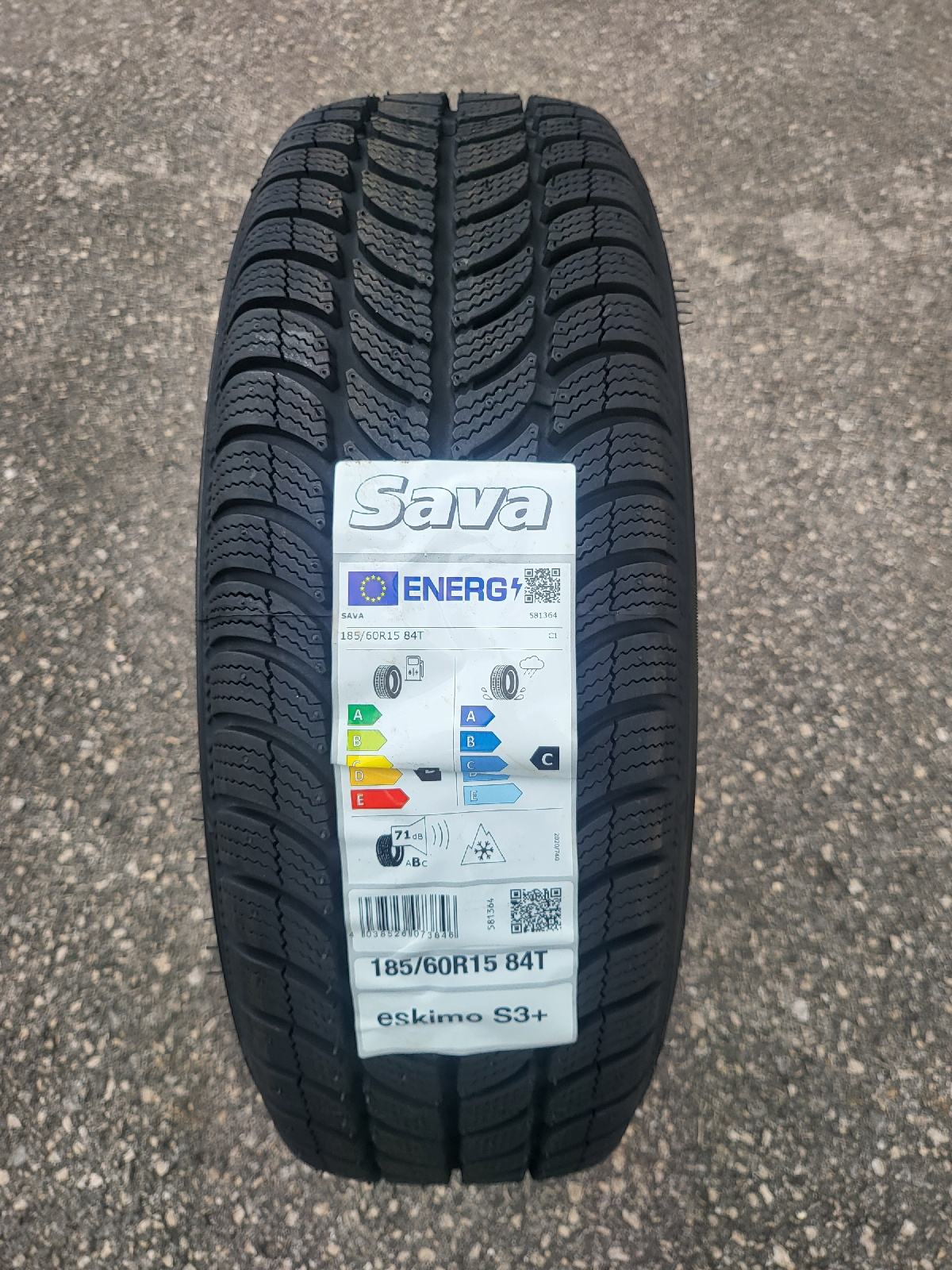 185/60/15 nove zimske Sava Eskimo S3+ 52,50e/kom
