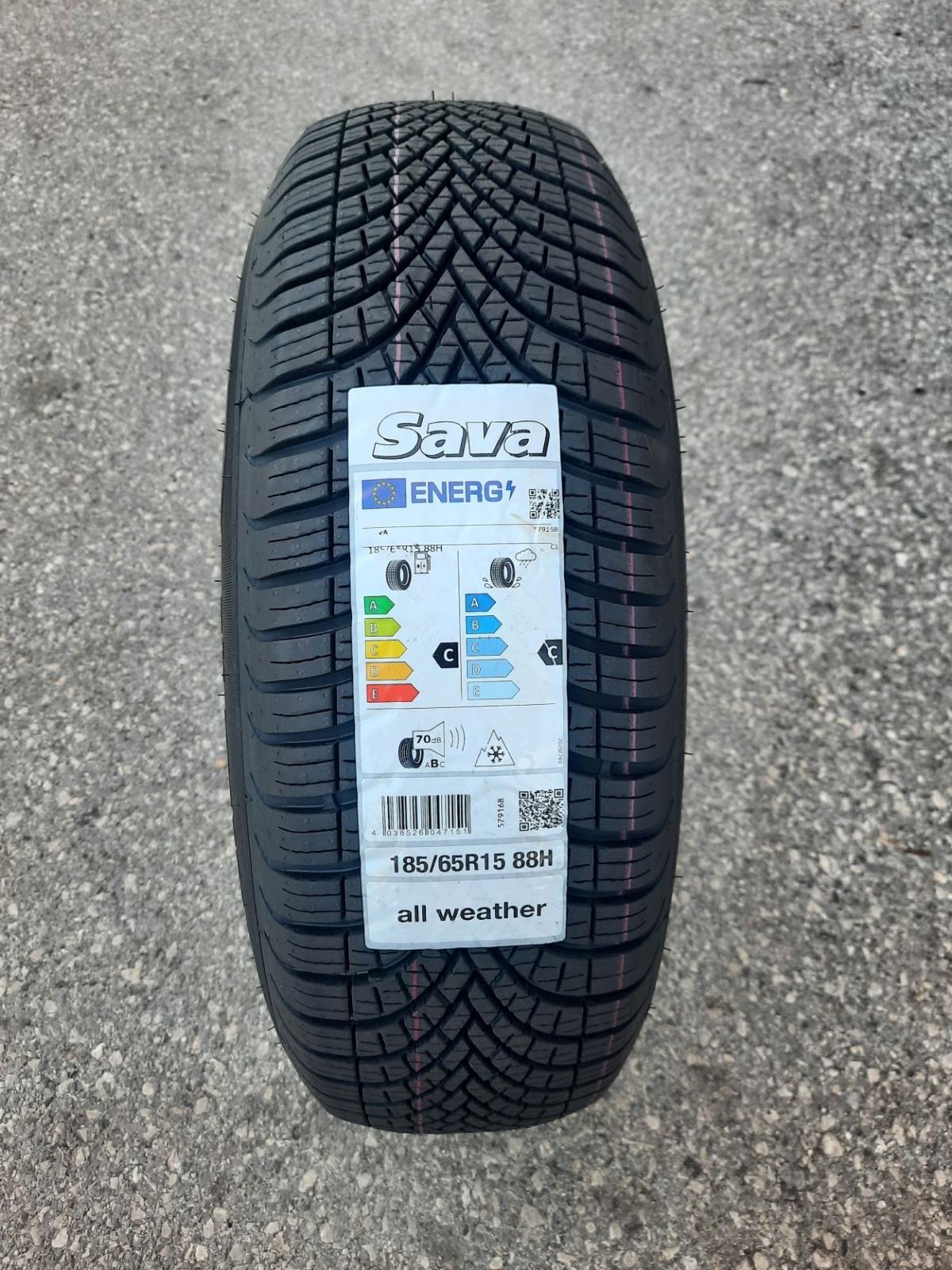 185/65/15 nove cjelogodišnje Sava Allweather 62,50e/kom