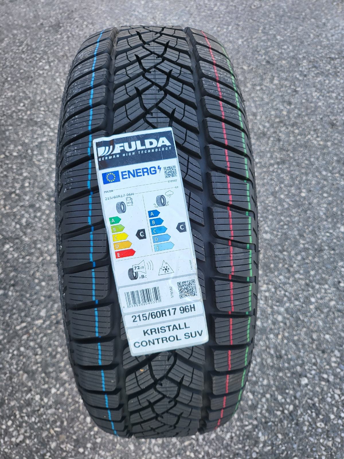 215/60/17 nove zimske Fulda Kristall Control SUV DOT23