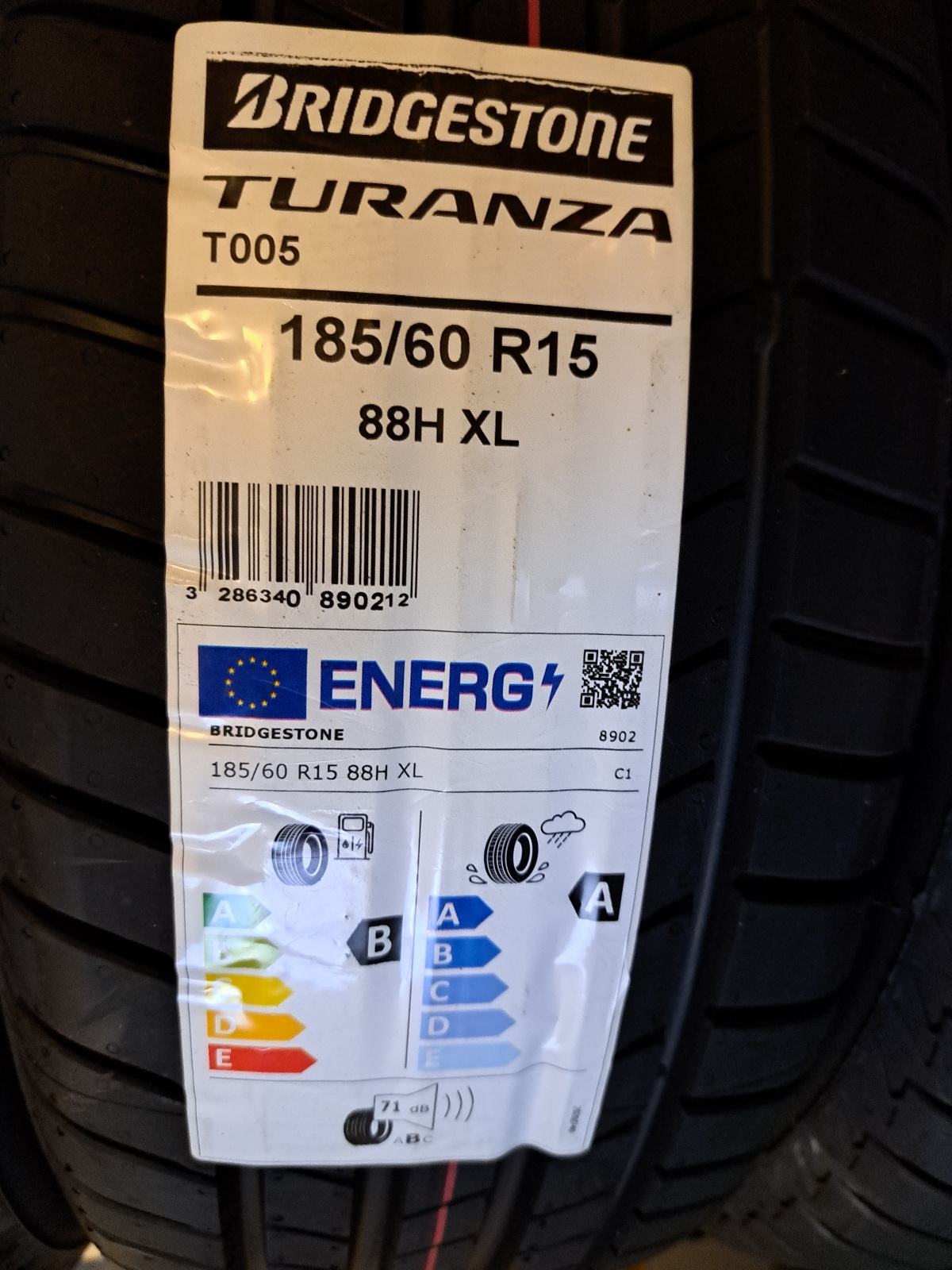 Nove ljetne Auto gume Bridgestone Turanza 185/60/15