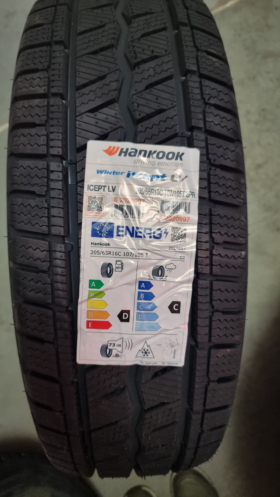 ZIMSKE GUME HANKOOK 205 65 16 C NOVO
