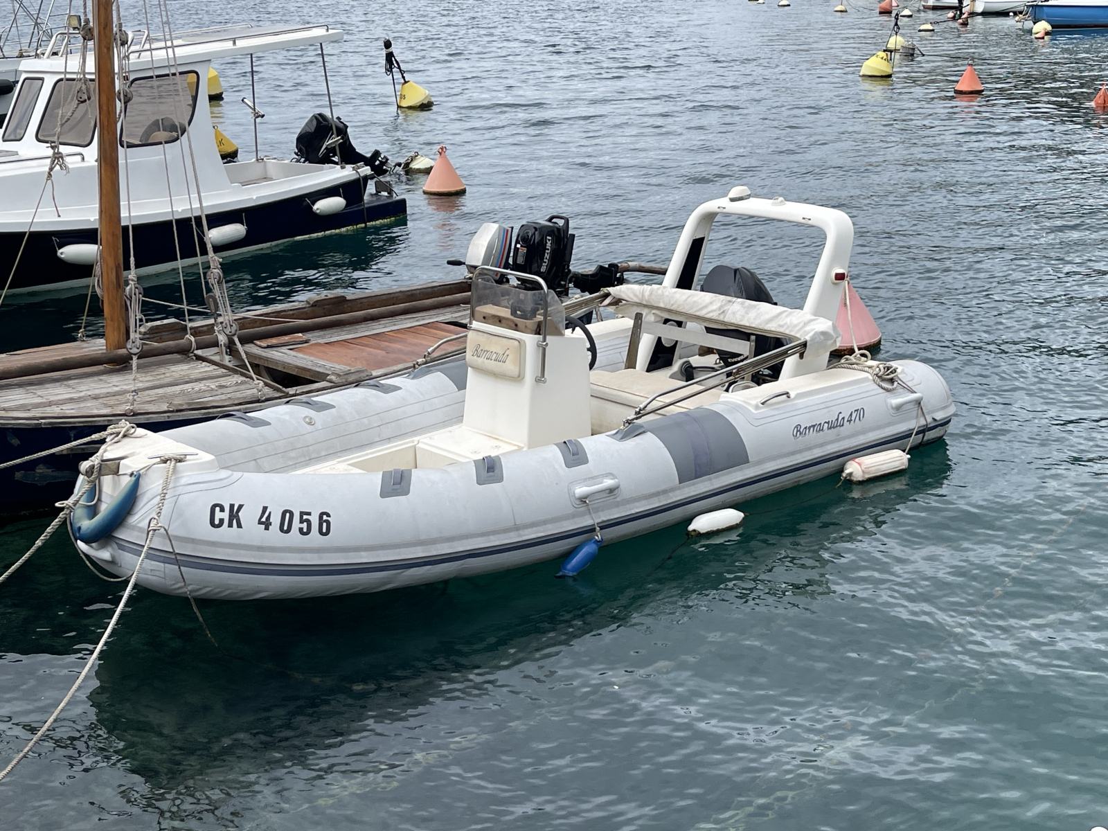 Gumenjak Barracuda 470 sa motorom Envirude 40/60 (manje od 300h)