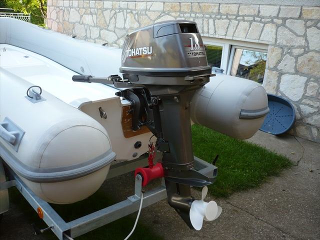 Motor Tohatsu 18KS + prikolica