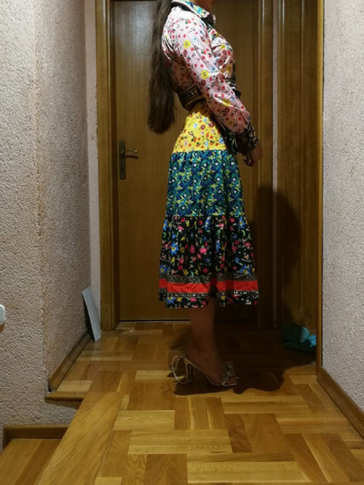 Etno šarena haljina