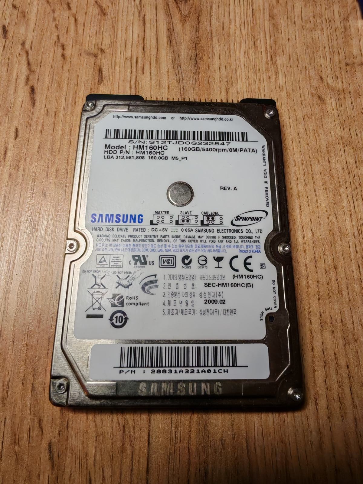 ATA PATA HARD DISK 2.5 inča
