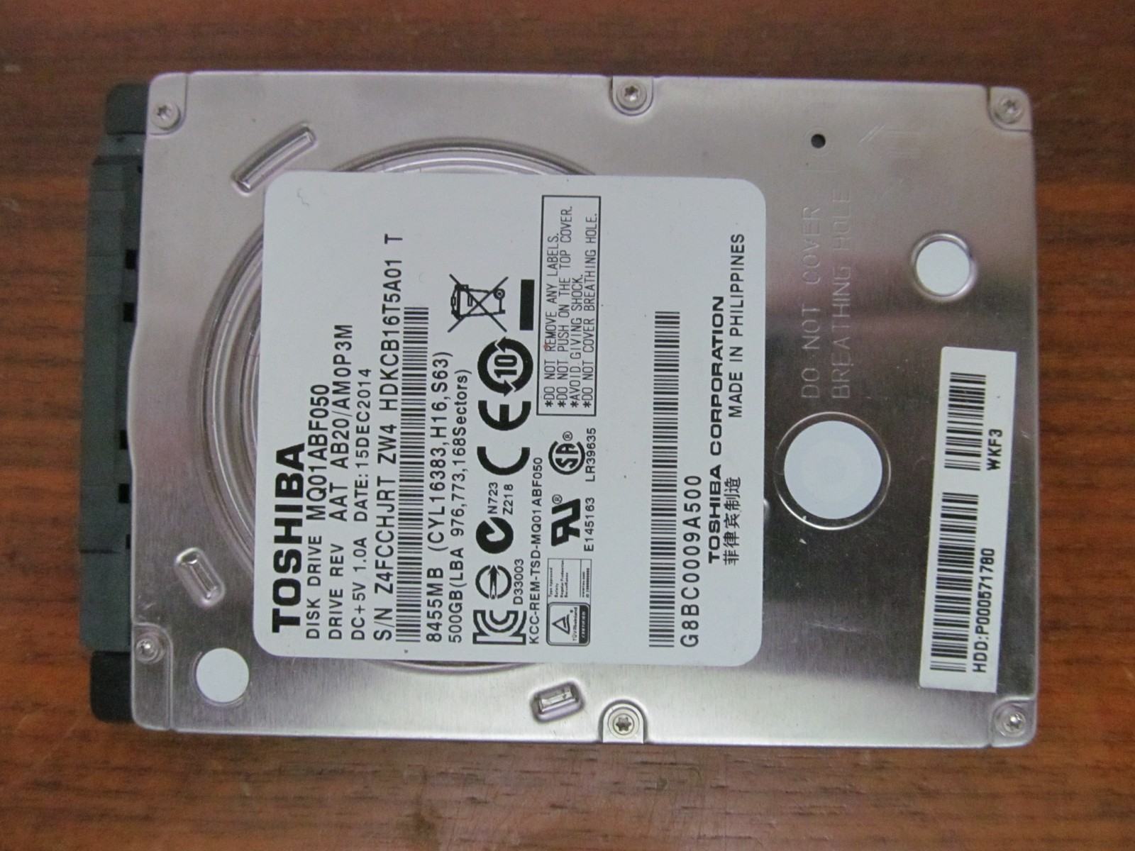 Disk za laptop - 500 GB 2,5 TOSHIBA 23.02.2025. - disk 2/2