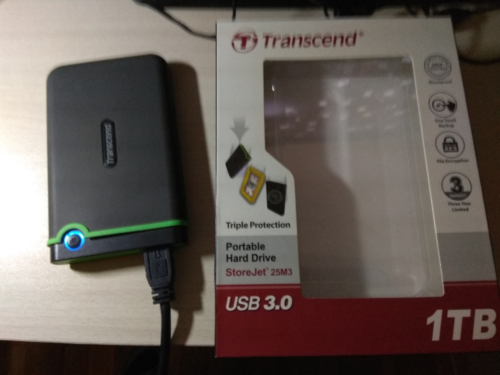Externi HDD trancend 1TB