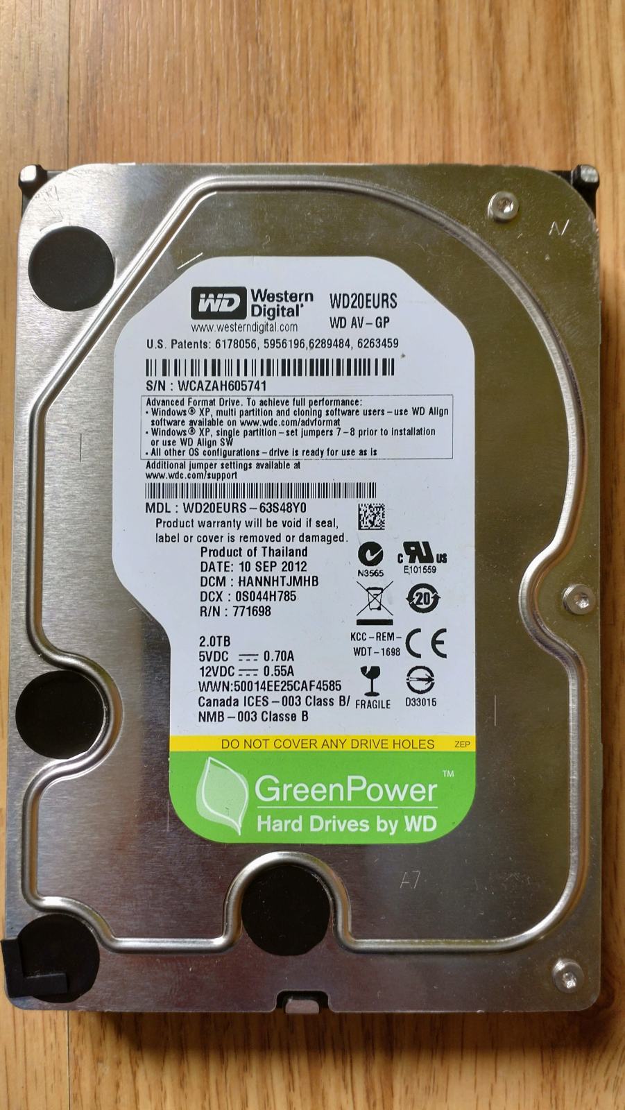 Hard disk WD 2TB