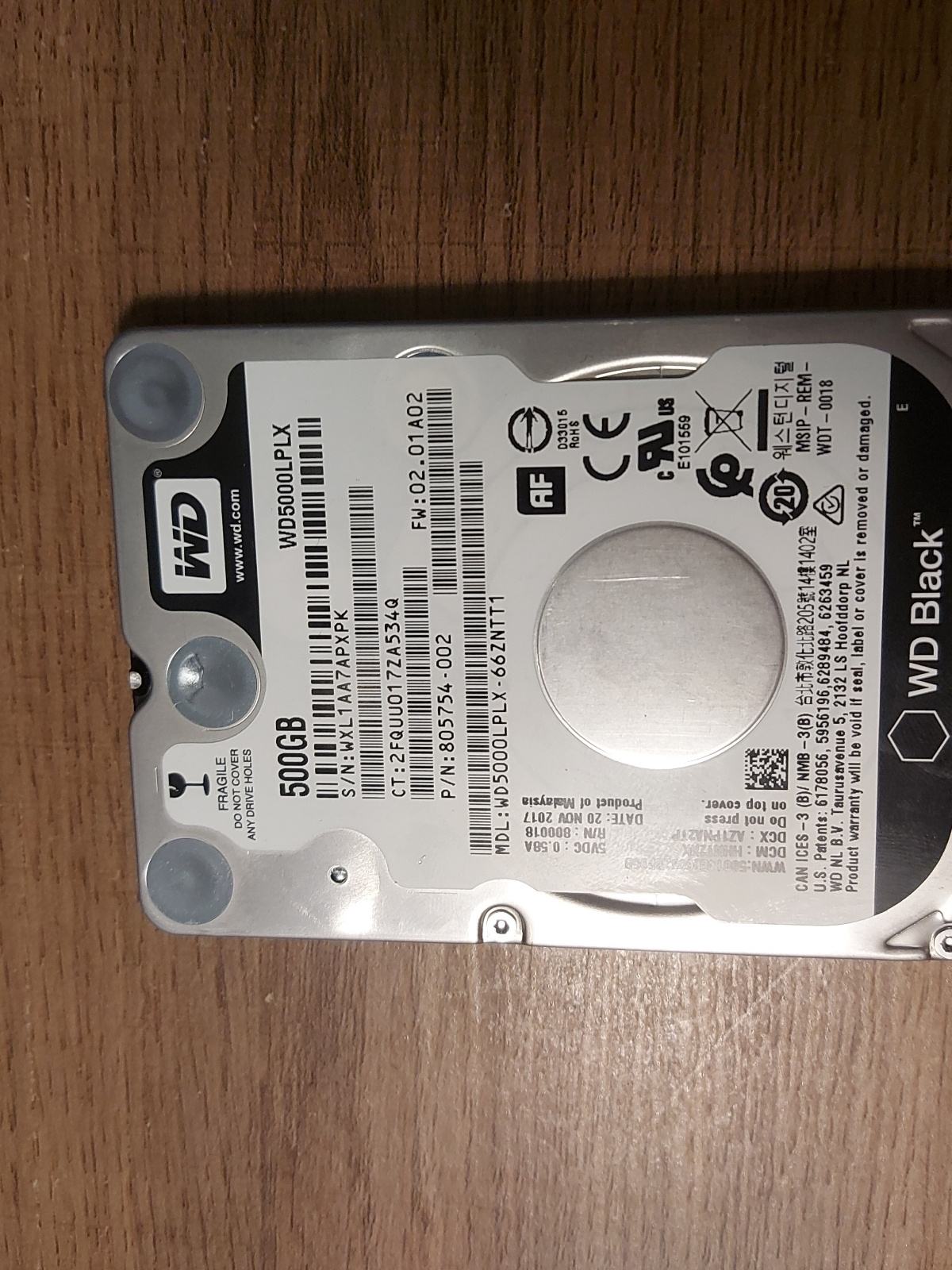 Hard Disk WD Black 500GB