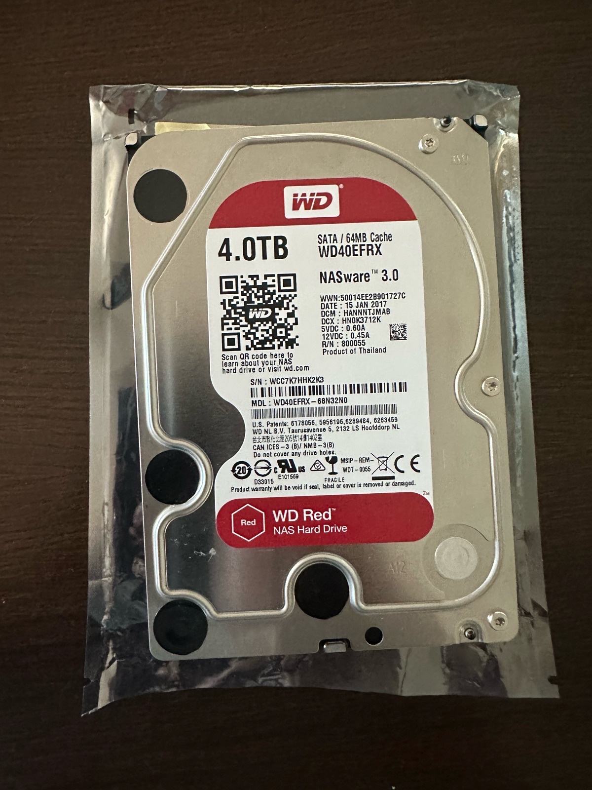 Hard disk WD RED 4Tb