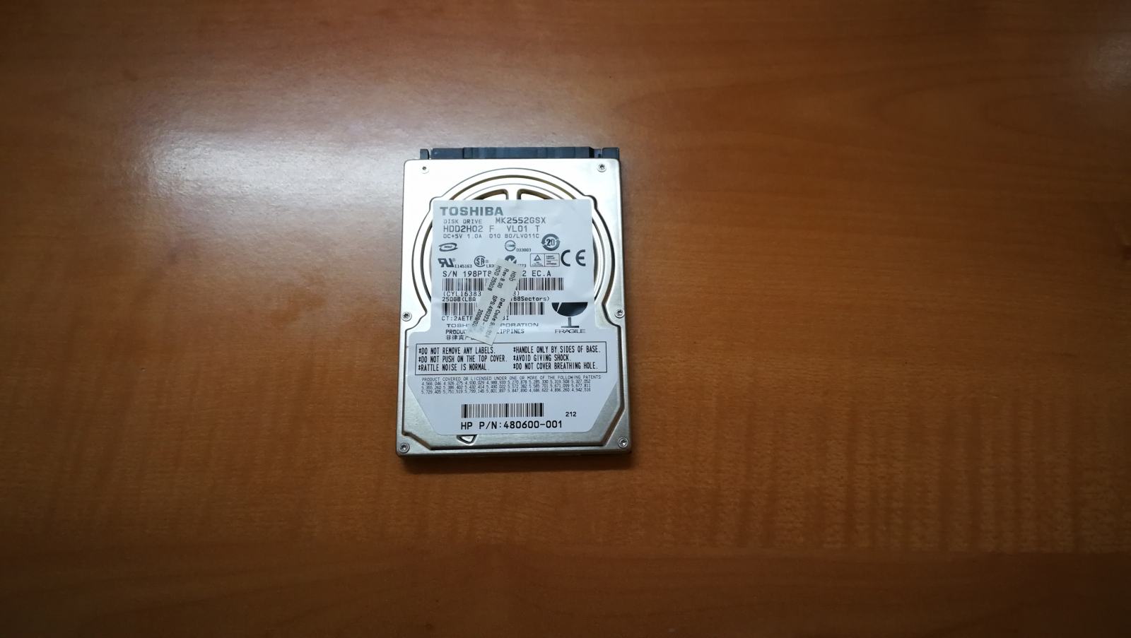 HDD 250 GB 2.5