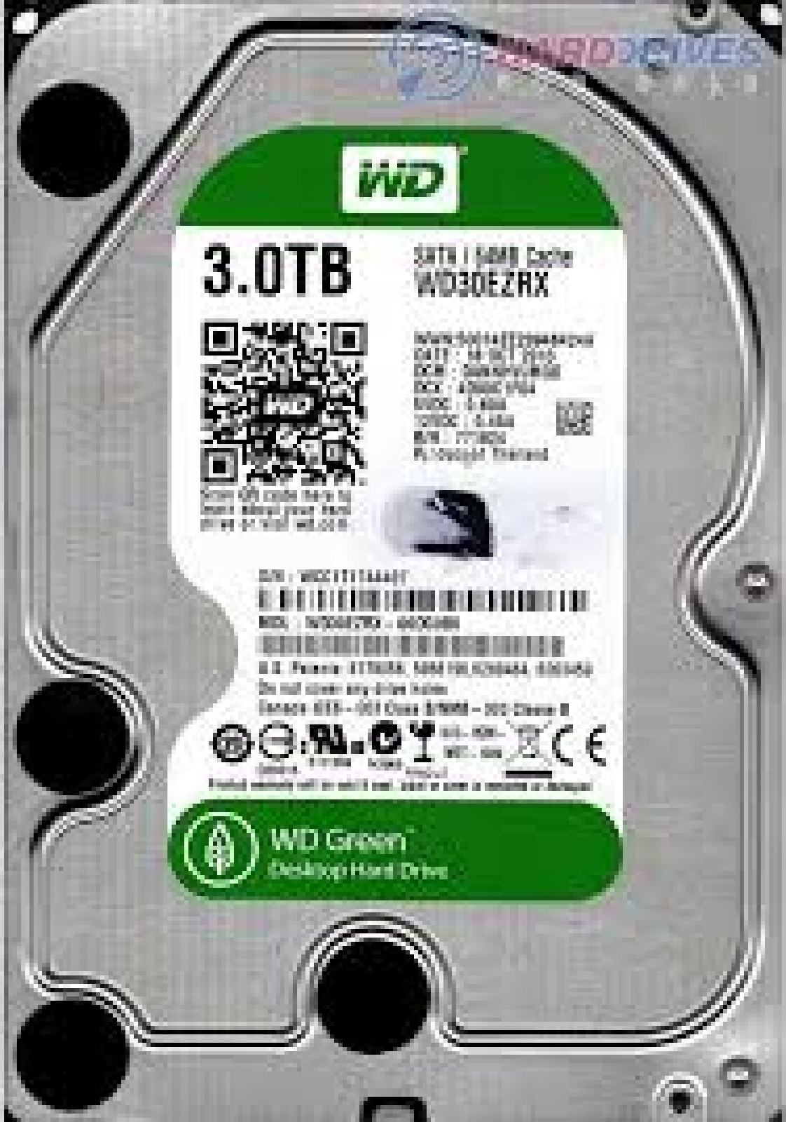 HDD 3TB WESTERN DIGITAL CAVIAR GREEN