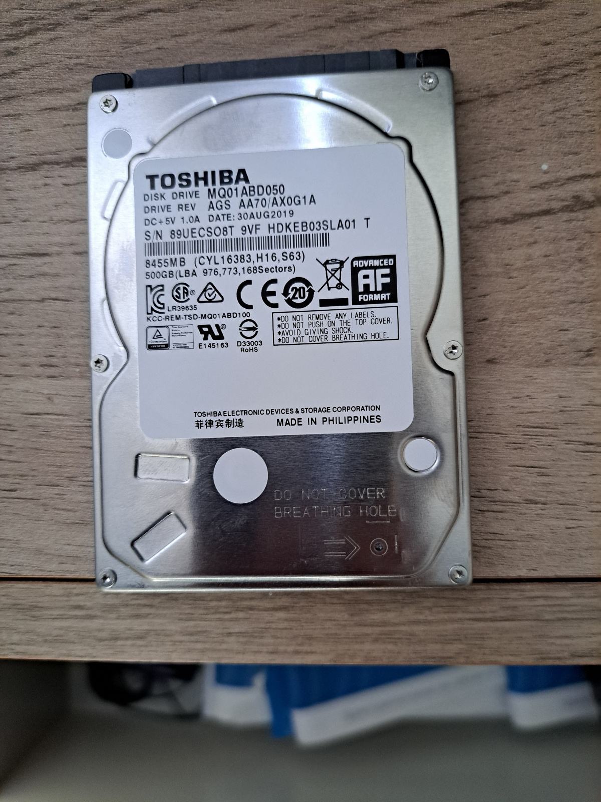 HDD 500 GB