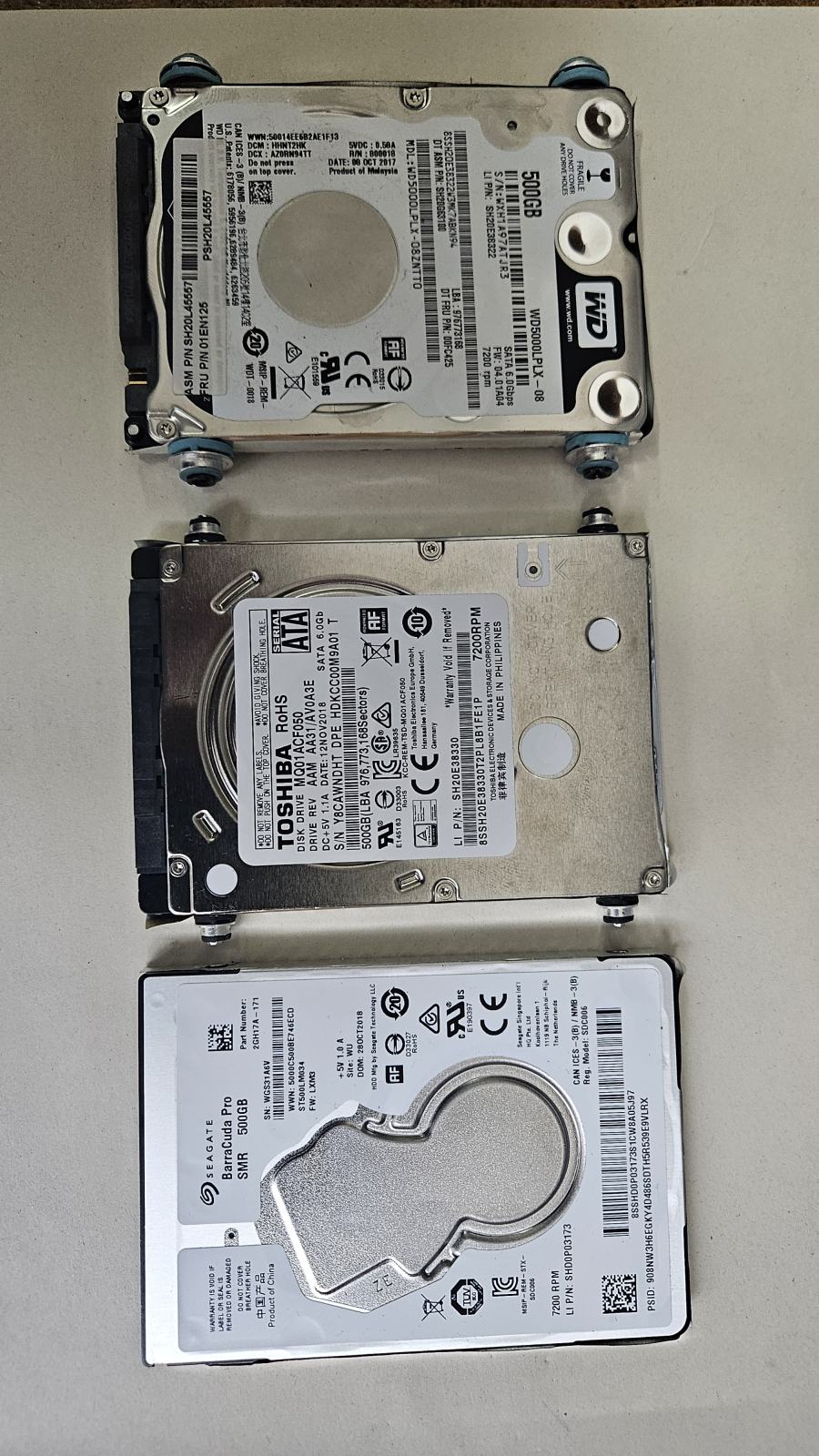 HDD 500GB 2,5 Hard disk SATA