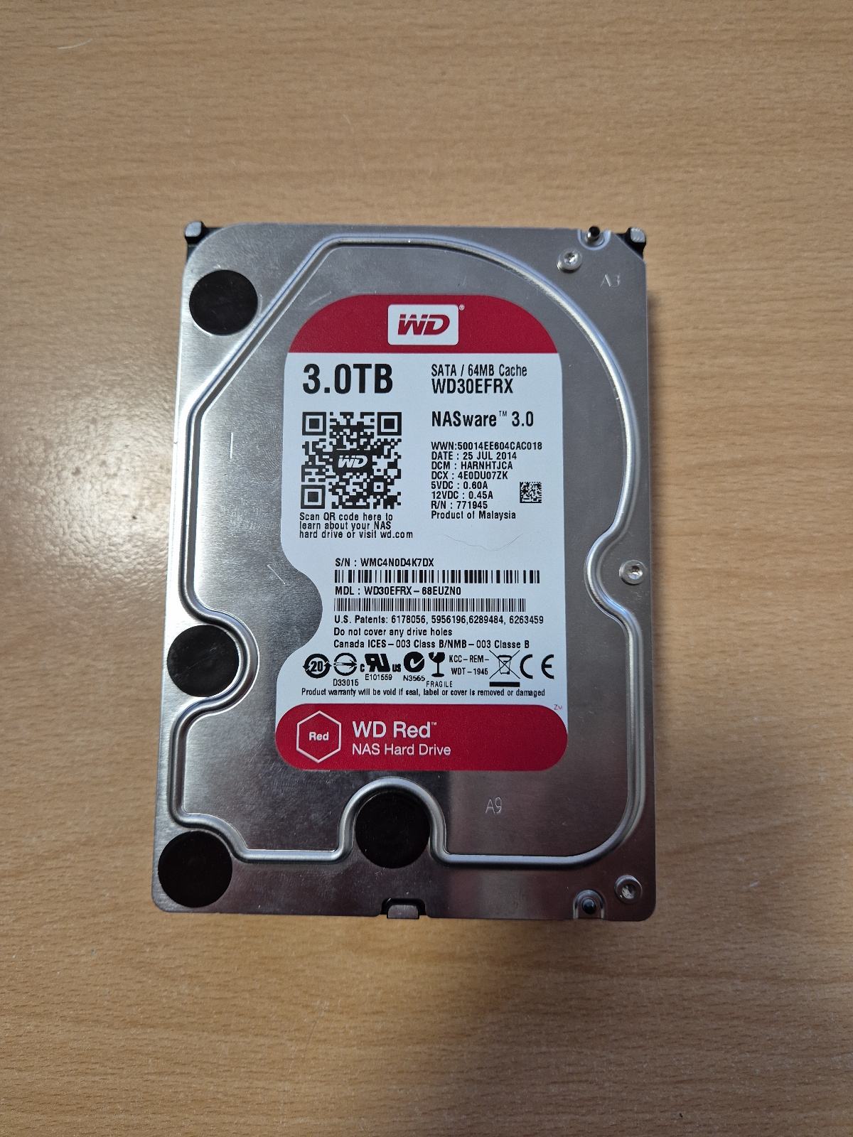 HDD WD RED 3TB
