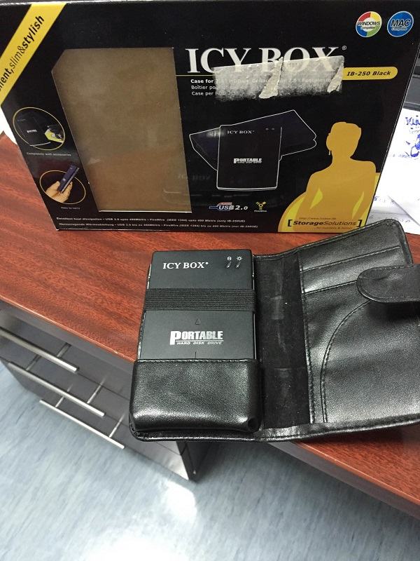 Icy box prijenosni hard disk 120GB, zamjena