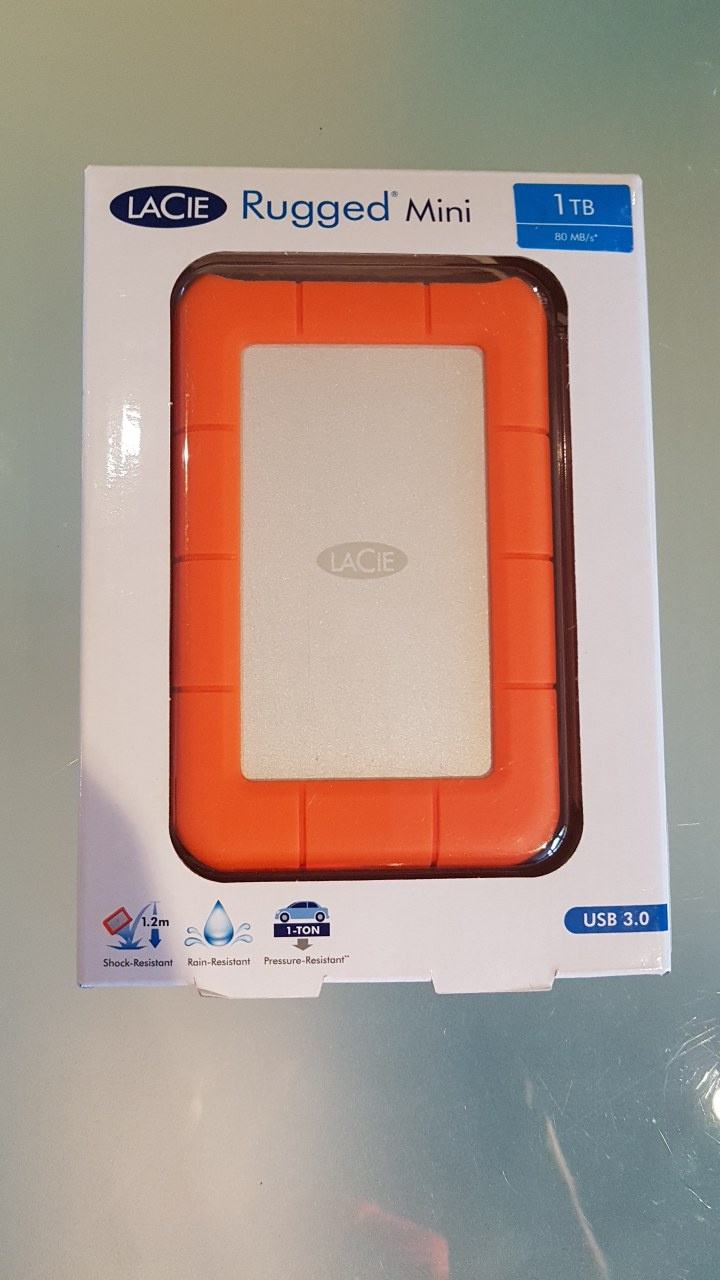 LaCie Rugged Mini 1TB,USB 3.0, MAC , PC