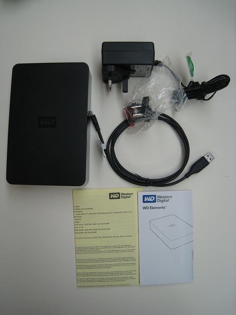 NAPAJANJE I USB KABEL ZA Western Digital Elements Desktop SATA 3,5 HDD