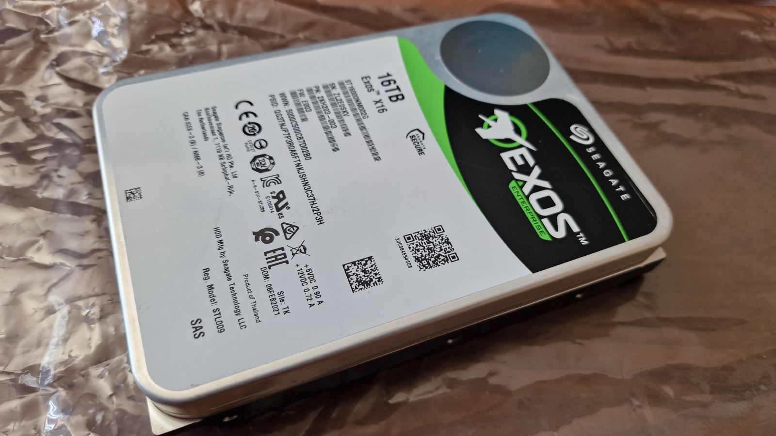 SEAGATE EXOS X16 16TB SAS