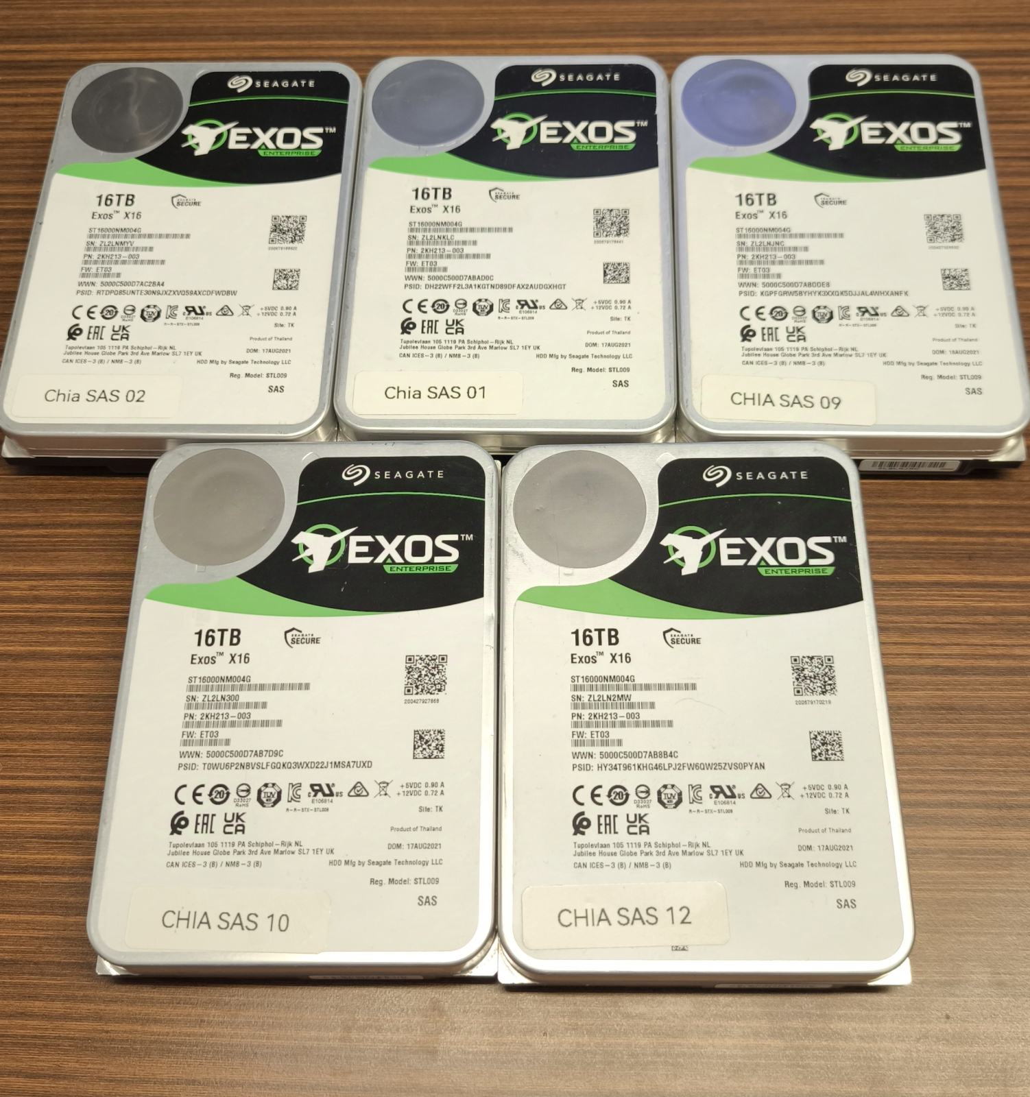 Seagate EXOS X16 SAS HDD - 16TB