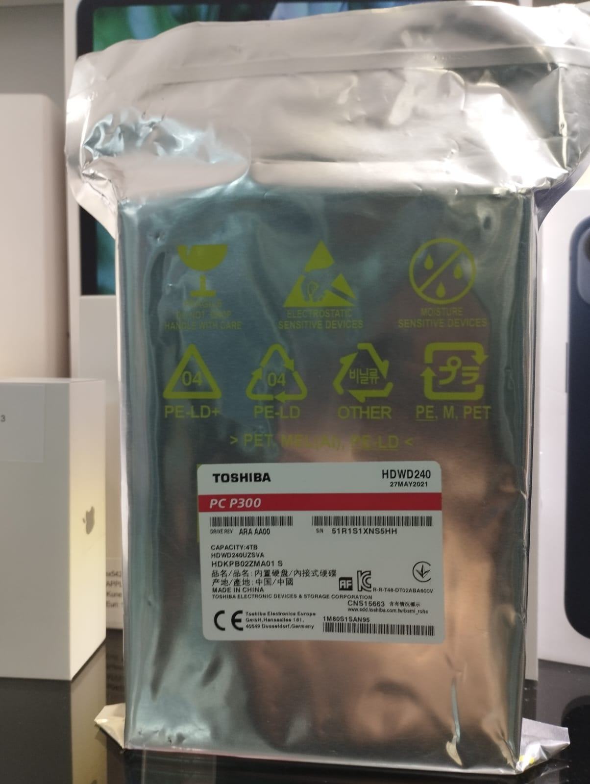 Toshiba P300 3.5 4TB Serijski ATA III, NOVO, RAČUN, R1