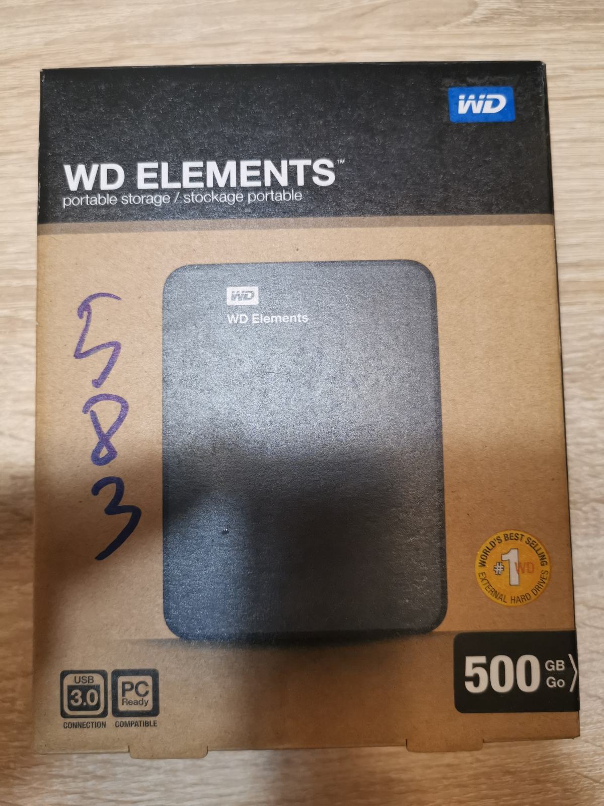 WD Elements 500gb 2.5 prijenosni USB 3.0 hdd Novo | Orig. | Račun R1