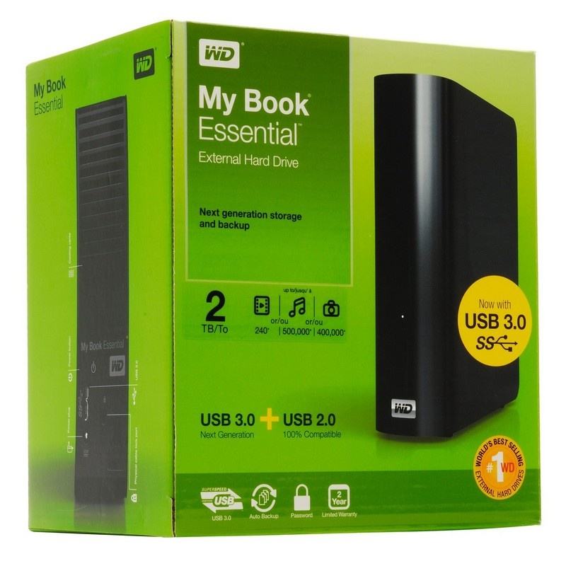 WD My Book Essential external hard drive 2TB