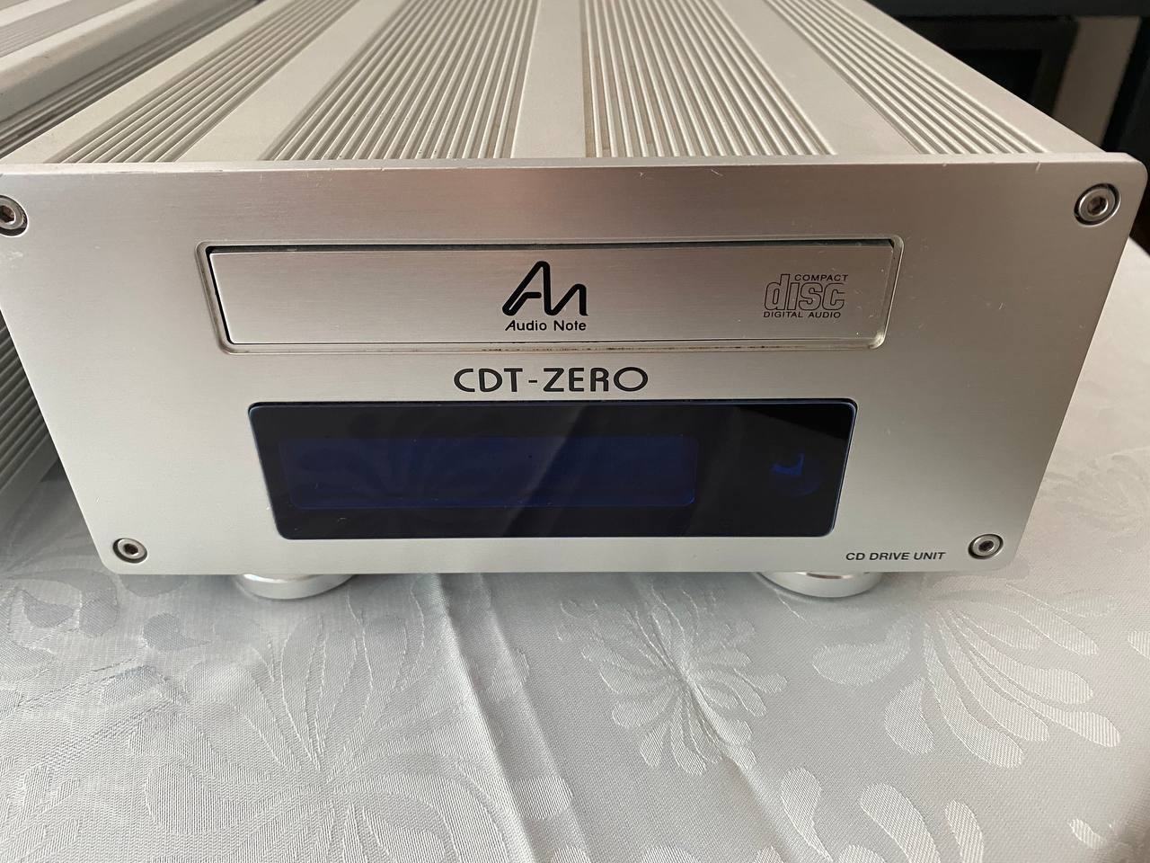 Audio Note CDT Zero transport i DAC Zero combo