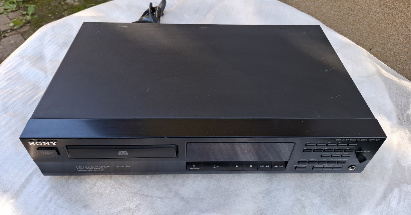 CD player SONY CDP 261