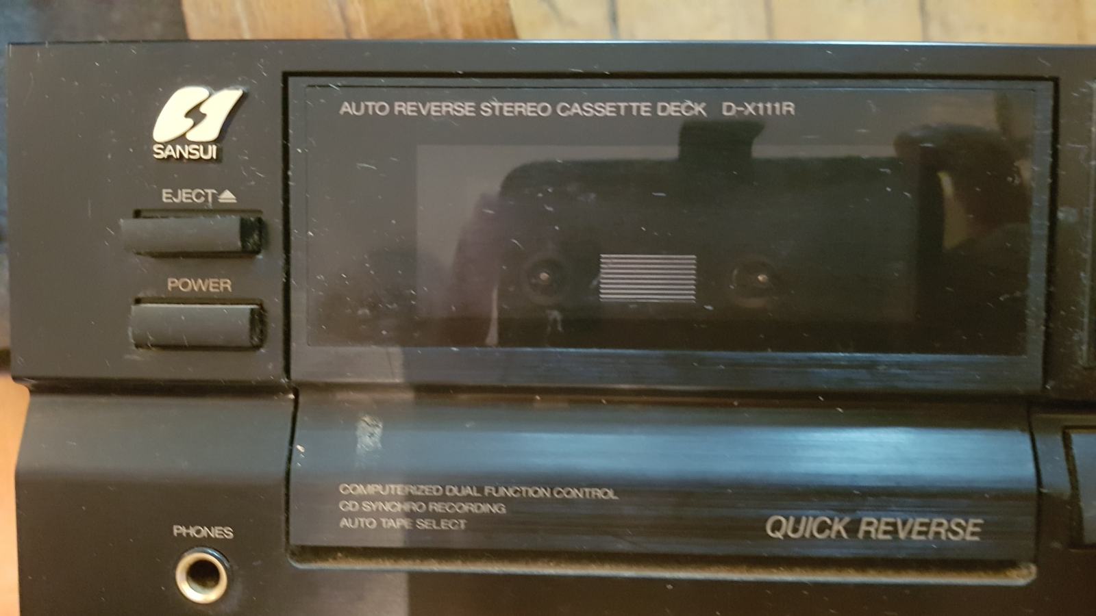 SANSUI deck d-x111r Reciver rz-1000