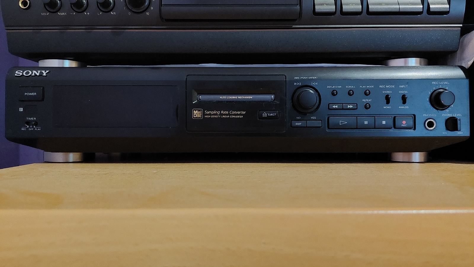 Sony minidisc MDS-JE500