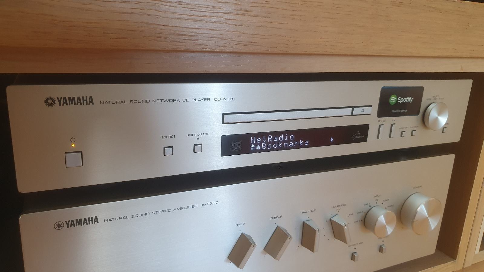 Yamaha CD-N301, cd player,spotifay,network