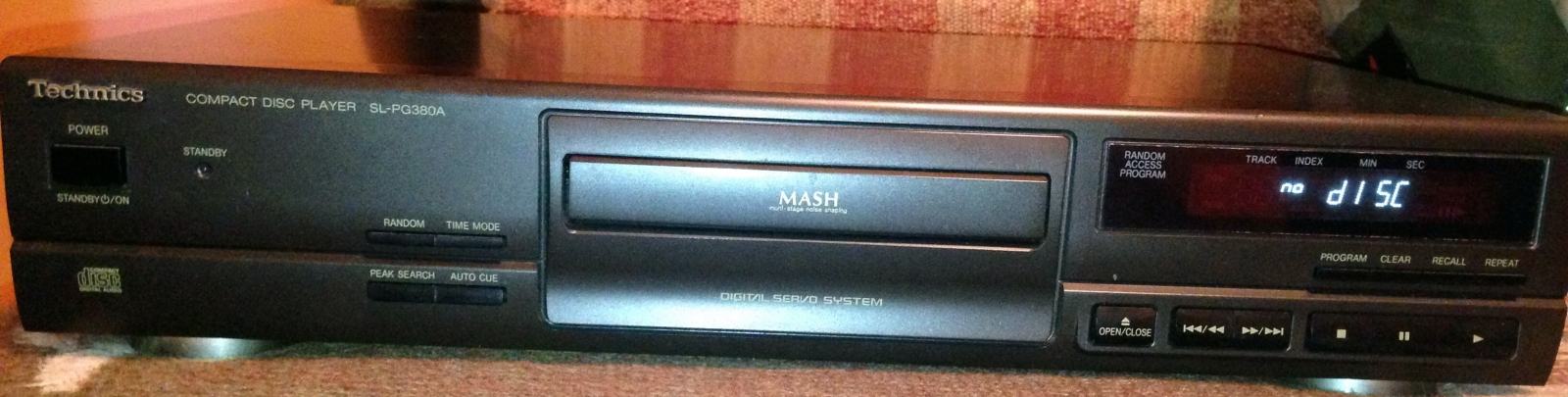 CD Player (Technics SL-PG380A)