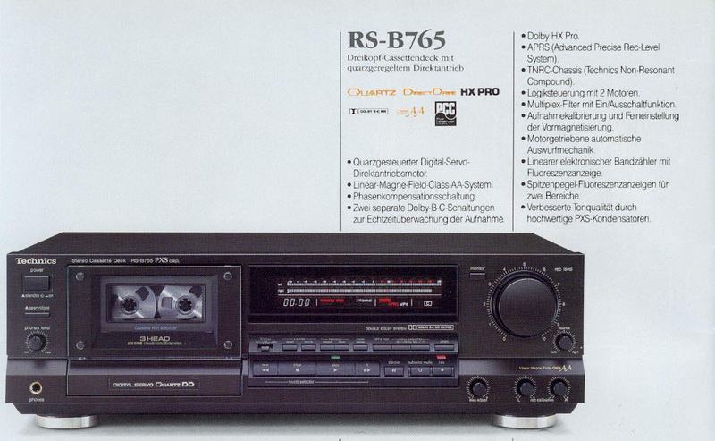 Kazetofon TECHNICS RS-B765