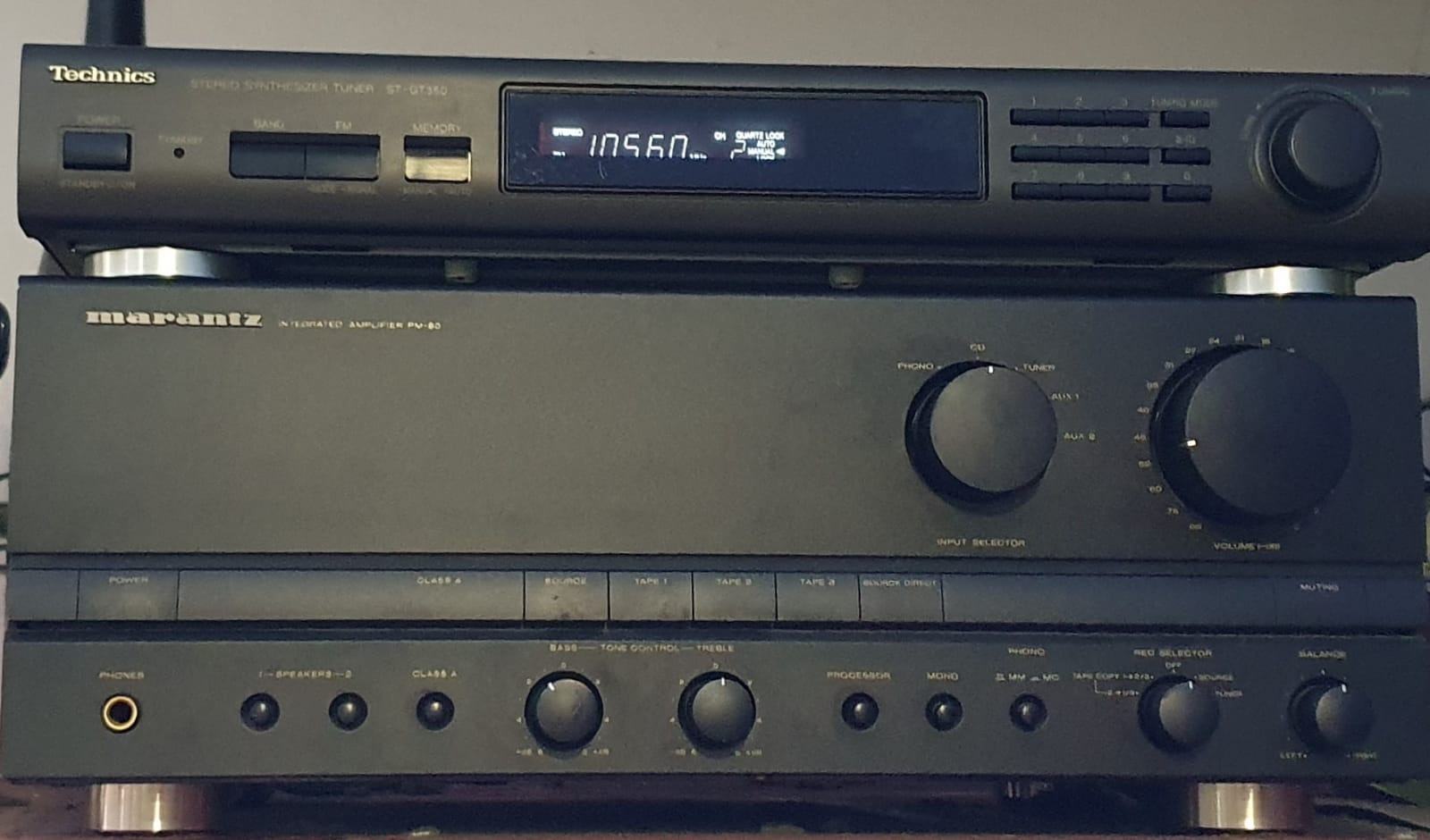 Marantz PM80 + Teshnics reciever