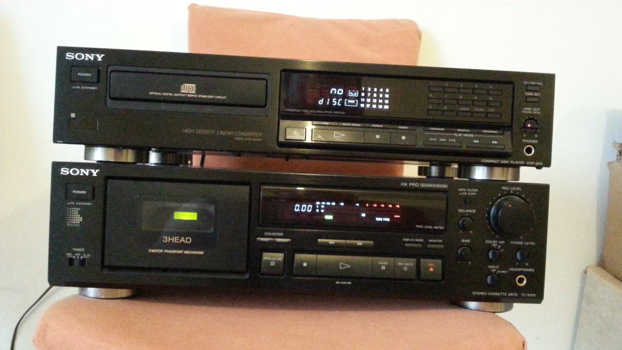 Sony TC-K 570 - - - Sony CD-P 690