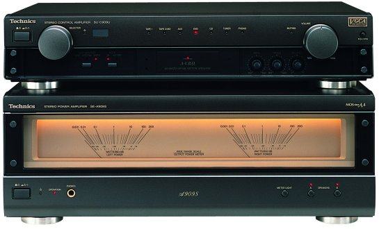 Technics pojačalo SE-909S + zvučnici + gramofon + minidisc
