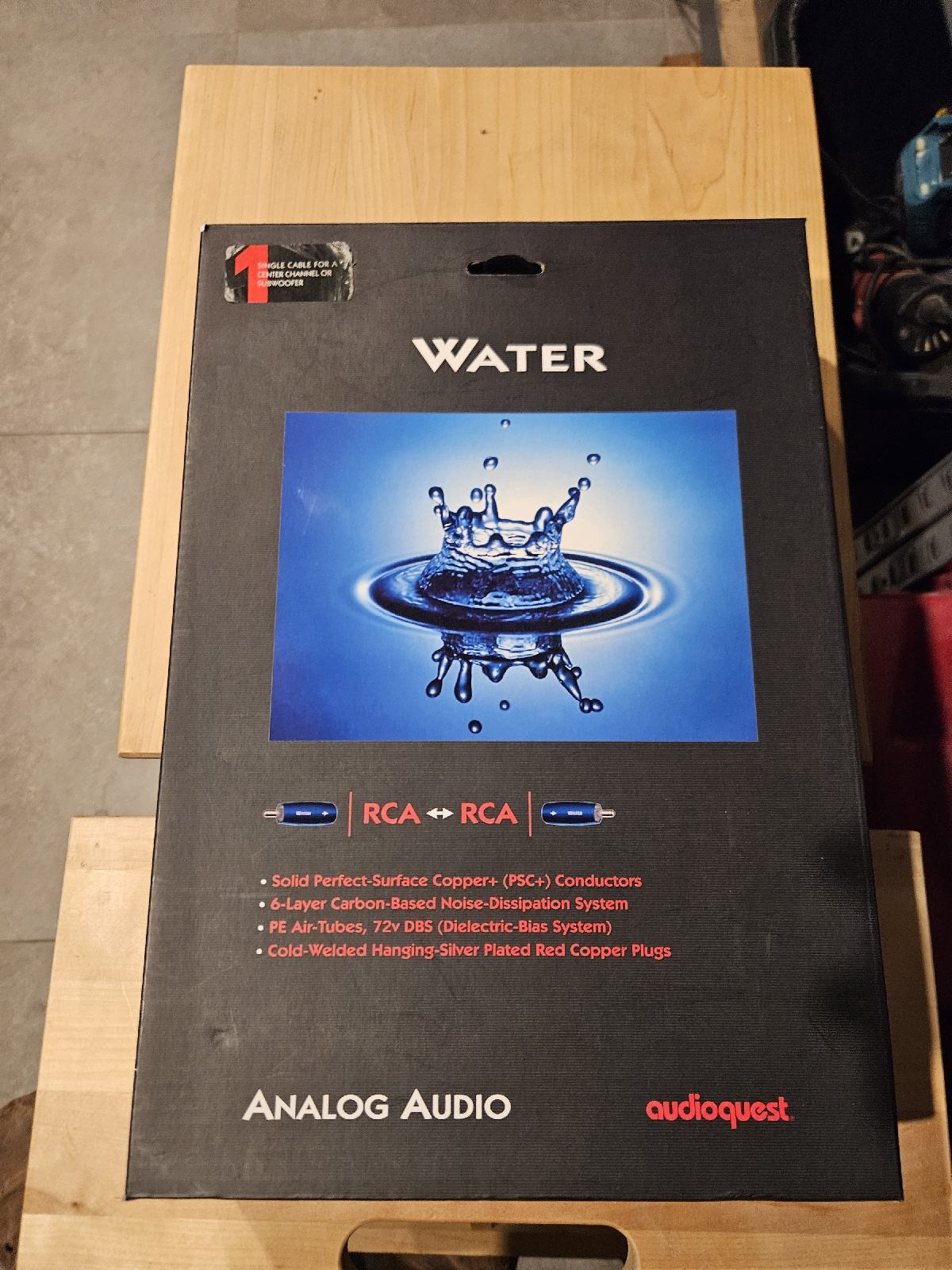 Audioquest Water RCA, 2 metra