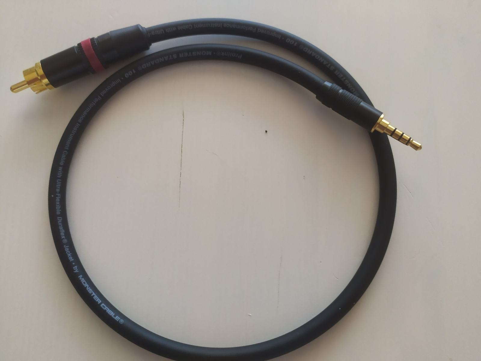 COAXIALNI DIGITALNI AUDIO KABEL RCA-JACK 3,5 mm, 50 cm