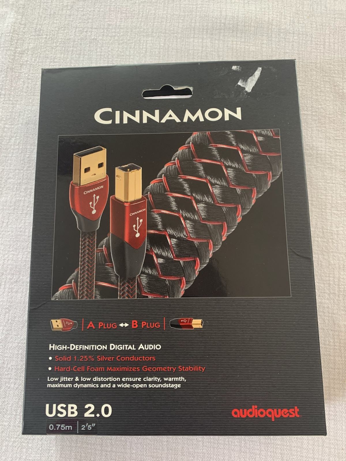 Kabel AUDIOQUEST USB CINNAMON 0,75 m