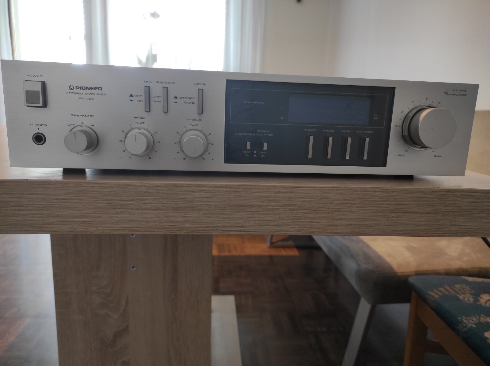 PIONEER SA 720 - mali blue line (1981 - 1982 )