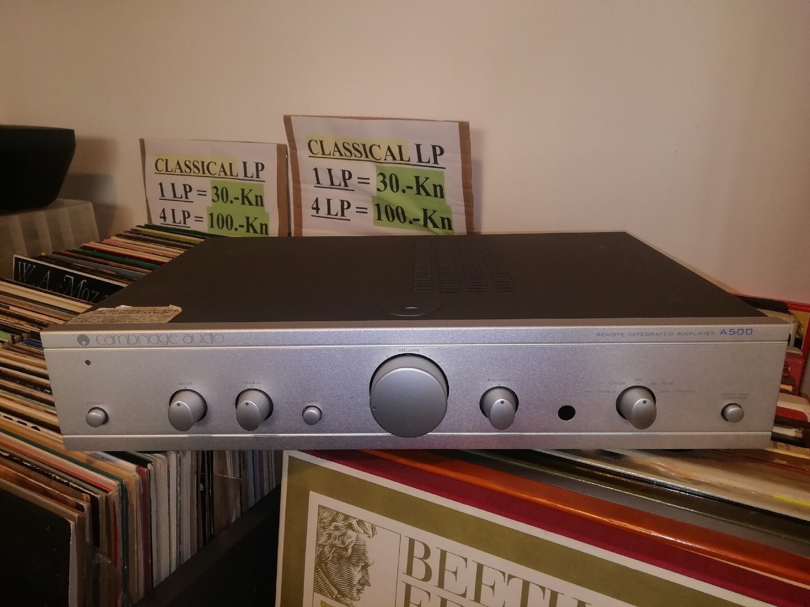 POJAČALO CAMBRIDGE HIFI AUDIO A500 2X65W- ODLIČNO STANJE+DALJINSKI