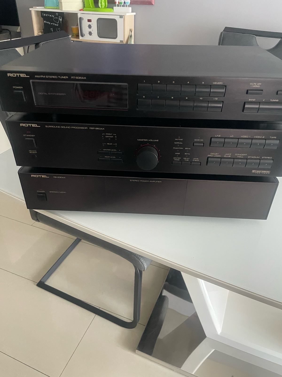 ROTEL RB930AX, RSP960AX, RT935AX