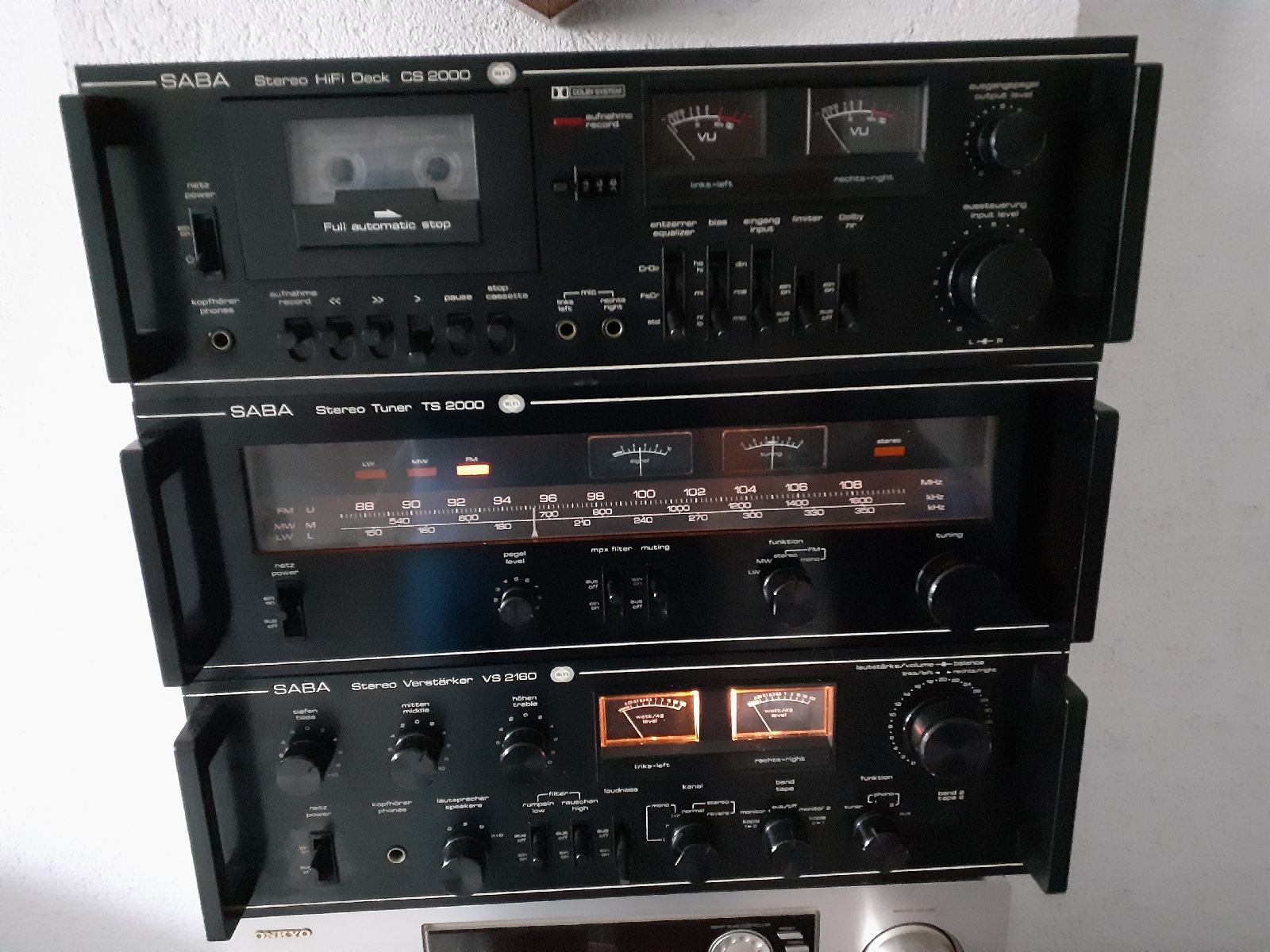 SABA VS 2160, TS 2000, CS 2000