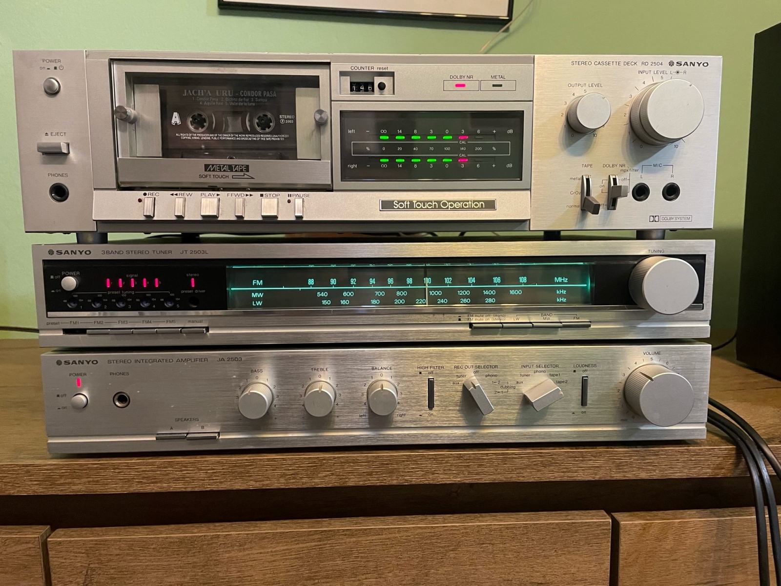 Sanyo JA2503 - Sanyo JT2503L - Sanyo RD 2504