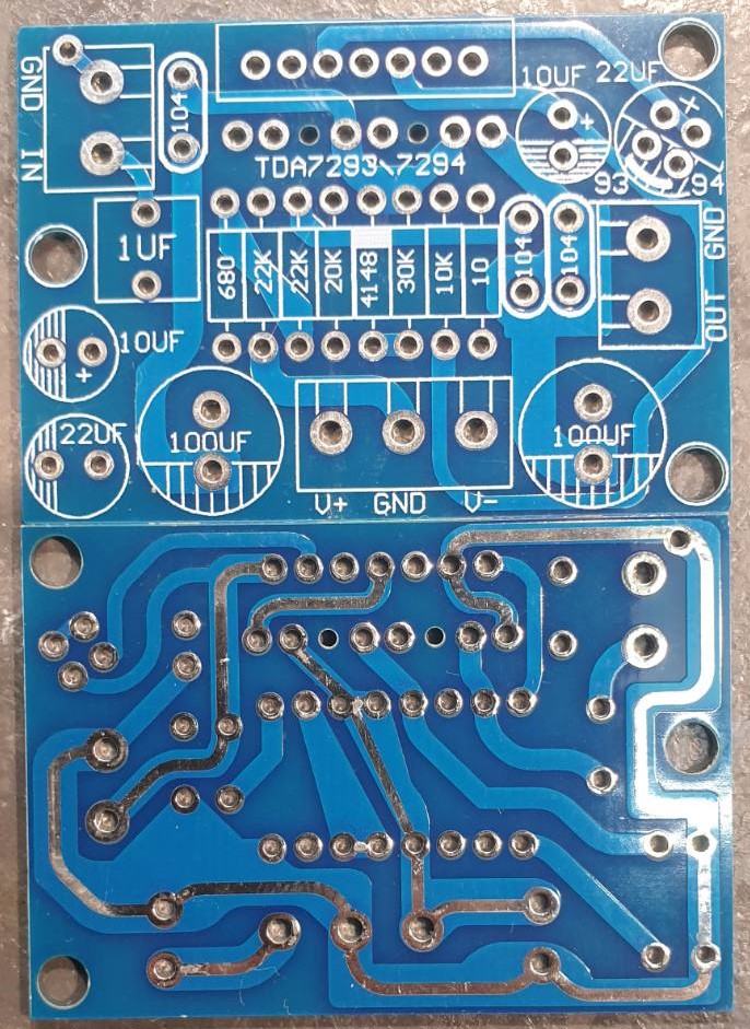 TDA7293 TDA7294 Mono Amplifier plocica 100w 170w PCB