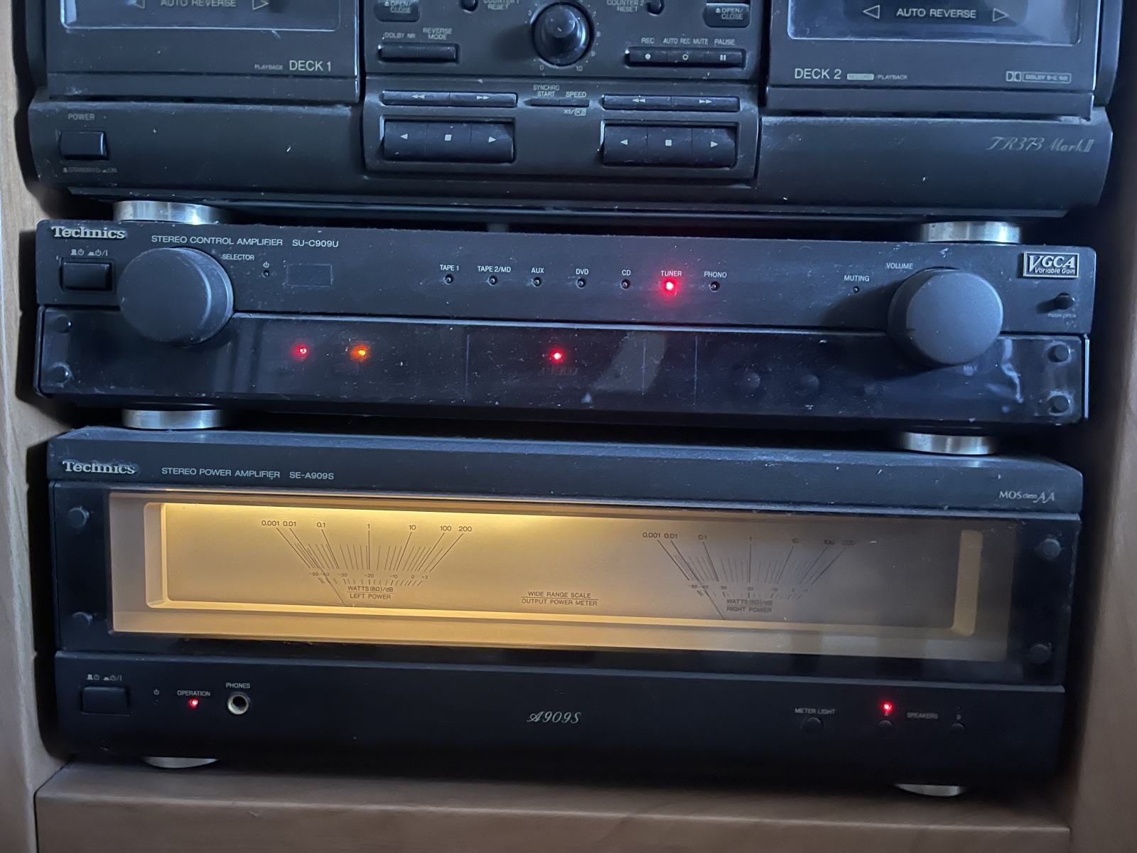 Technics pojačalo SE-909S i pretpojačalo SU-C909U