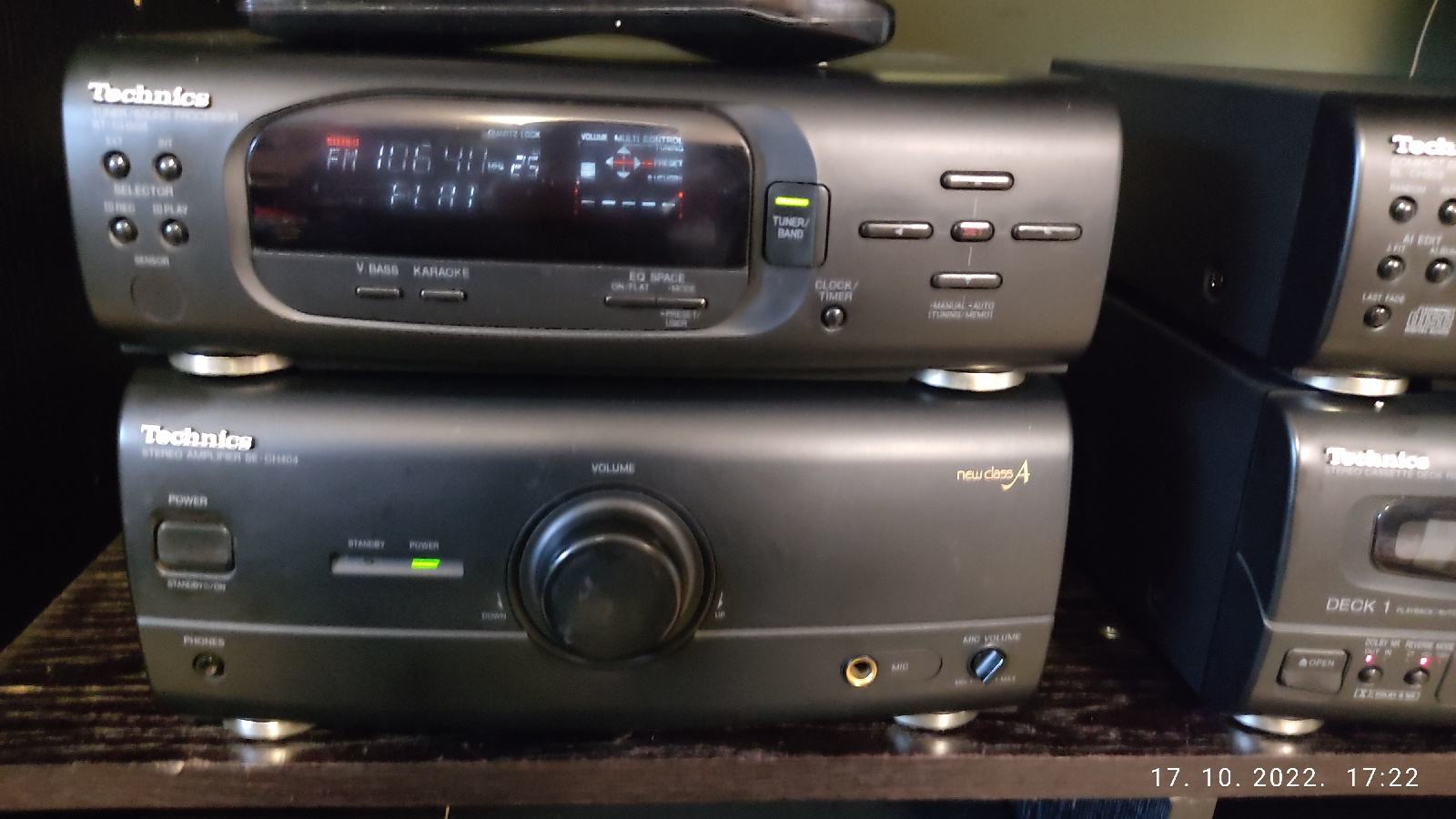 Technics pojačalo SE-CH404 i tuner