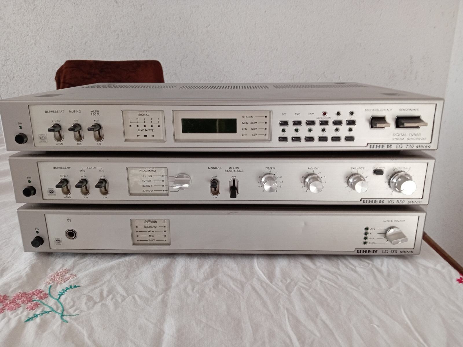 UHER LG 130, VG 830, EG730